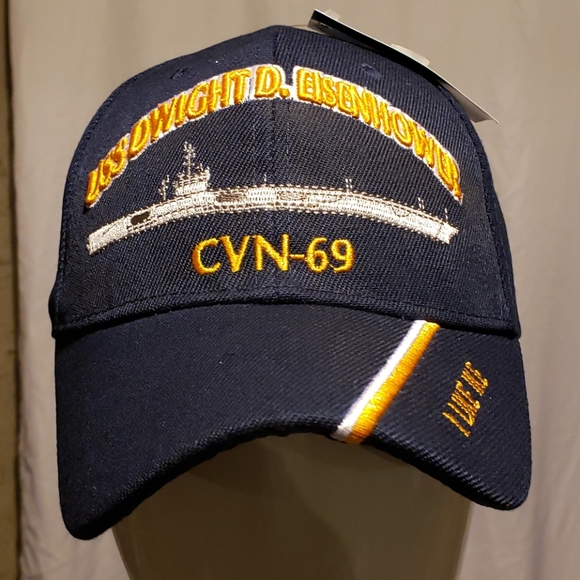 Accessories | Military Us Navy Uss Dwight D Eisenhower Hat | Poshmark
